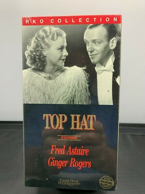 TOP HAT - FRED ASTAIRE - GINGER RODGERS - VHS - NIB - RKO COLLECTION | eBay