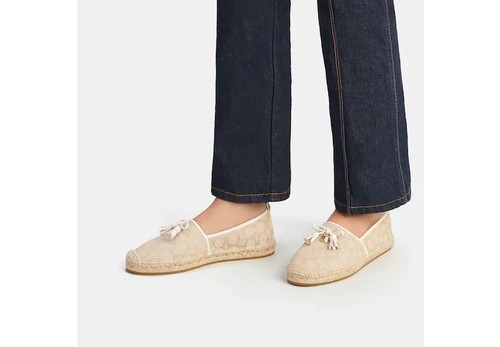 Coach Carson Shoes Light Khaki Espadrilles Shoes Size 11 | eBay