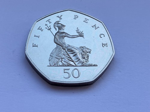Simply Coins~ 1995 PROOF FIFTY 50 PENCE BRITANNIA | eBay