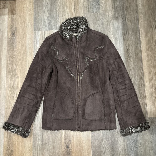 Powder River Outfitters Panhandle Slim Jacket Size Medium Faux Suede ...