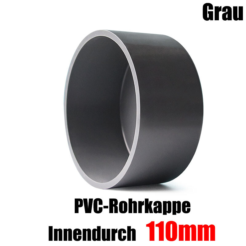 PVC Rohr Endkappe Deckel Endstecker Stopfen Fitting ø20mm~200mm Weiß ...