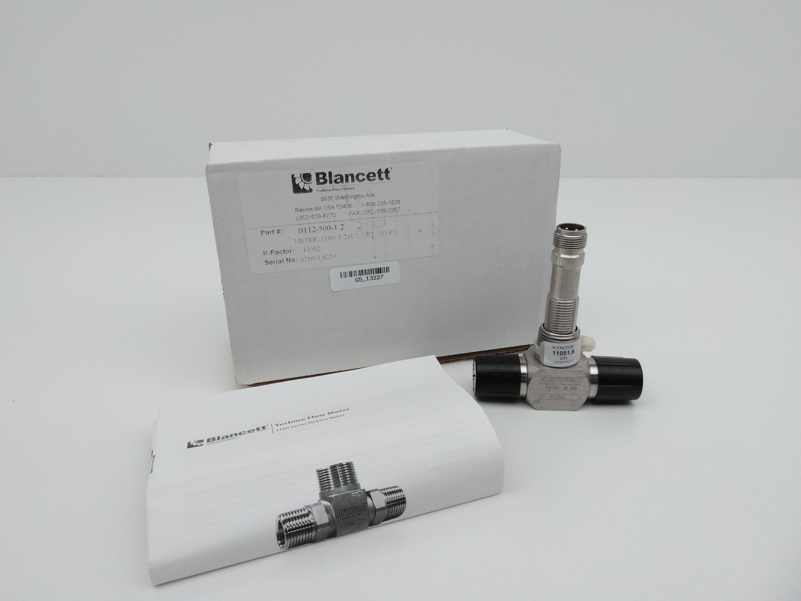 Blancett B112-500-1/2 1100 Series Turbine Flow Meter | eBay