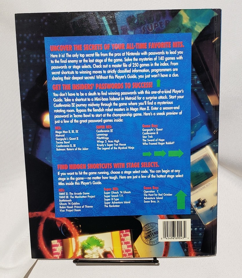 Top Secret Passwords Nintendo Power Player's Strategy Guide NES SNES ...