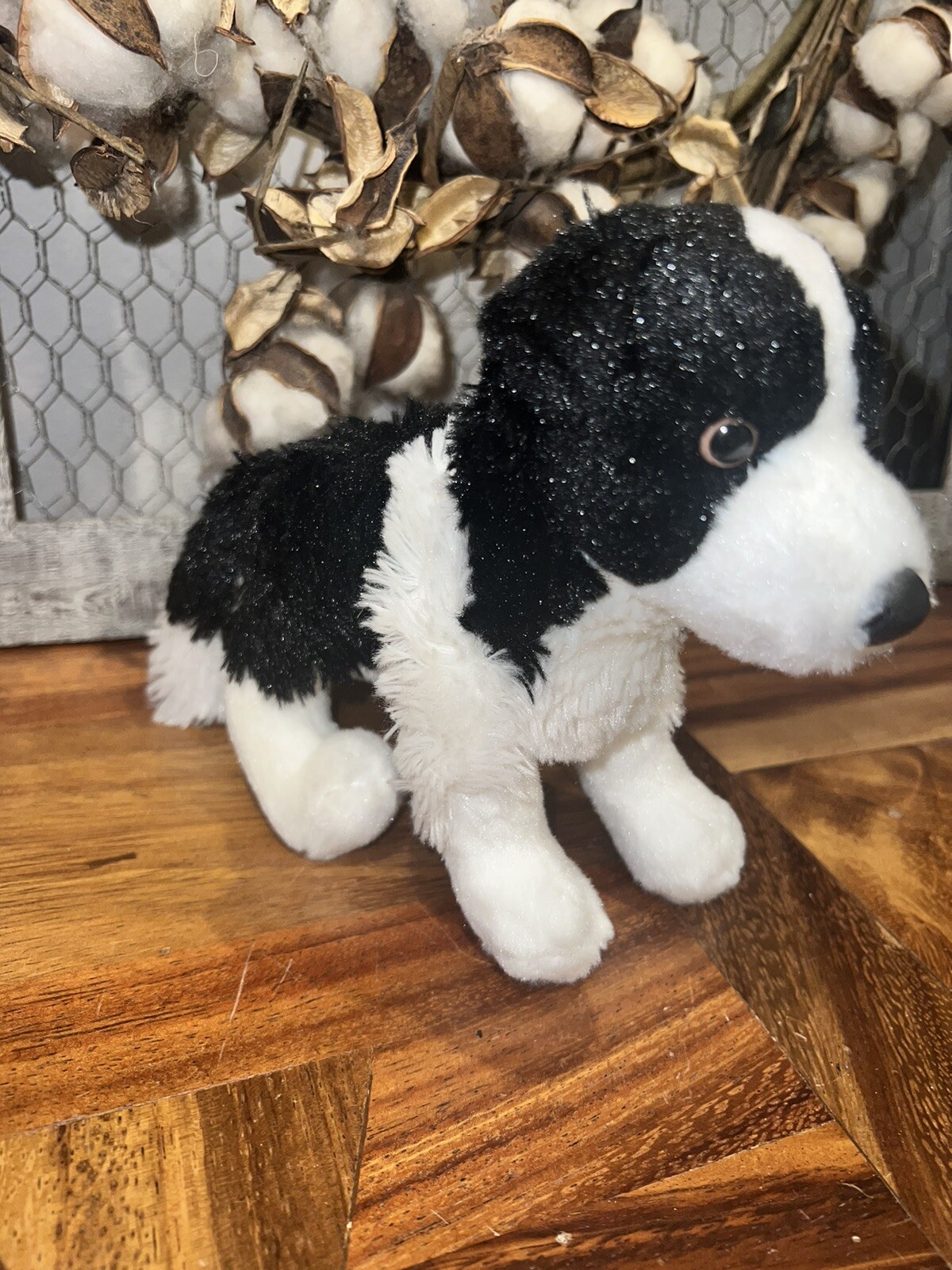 Douglas Cuddle Toys Meadow the Border Collie Plush Stuffed Animal ...