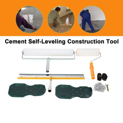 Cement Self-leveling Kit Epoxy Floor Paint Roller Blade Spike ...