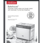 Sunbeam BM4500 Bakehouse Bread Maker Machine Instruction manual(Only ...