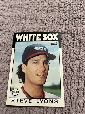 1986 Topps Traded 67T Steve Lyons Chicago White Sox | eBay