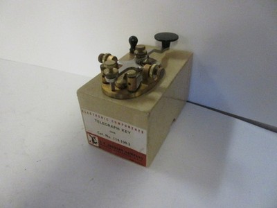 Vintage Telegraph Key, E.F. Johnson Co 114-100-3, Waseca, Minnesota | eBay