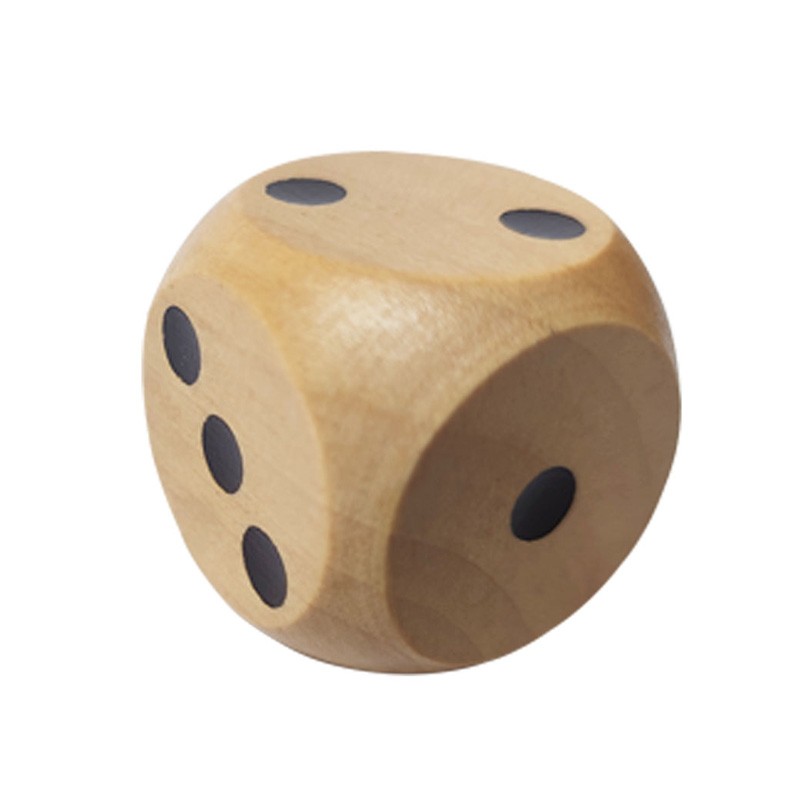 Large Wooden Dice Six Sided Spot Dice D6 RPG for Board Games 18mm 20mm ...