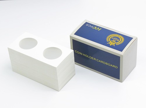 Boen 100PCS Coin Flips 31.5mm /(1.24 inch). Coin Flips 2x2 for Half ...