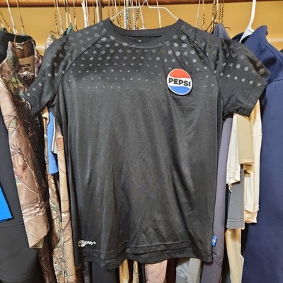 Pepsi Shirt mens Medium Black Short Sleeve Employee Uniform | eBay