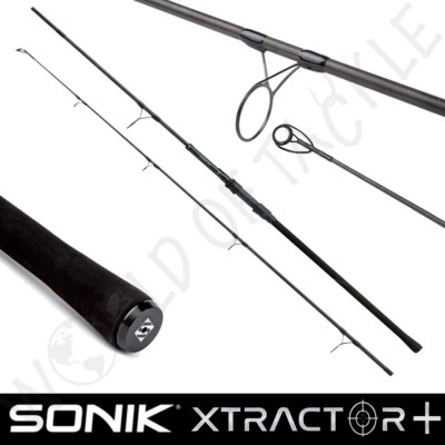 Sonik Xtractor+ Carp Fishing Rod Retractable 6ft 8ft 9ft 2.75lb 3lb 4 ...