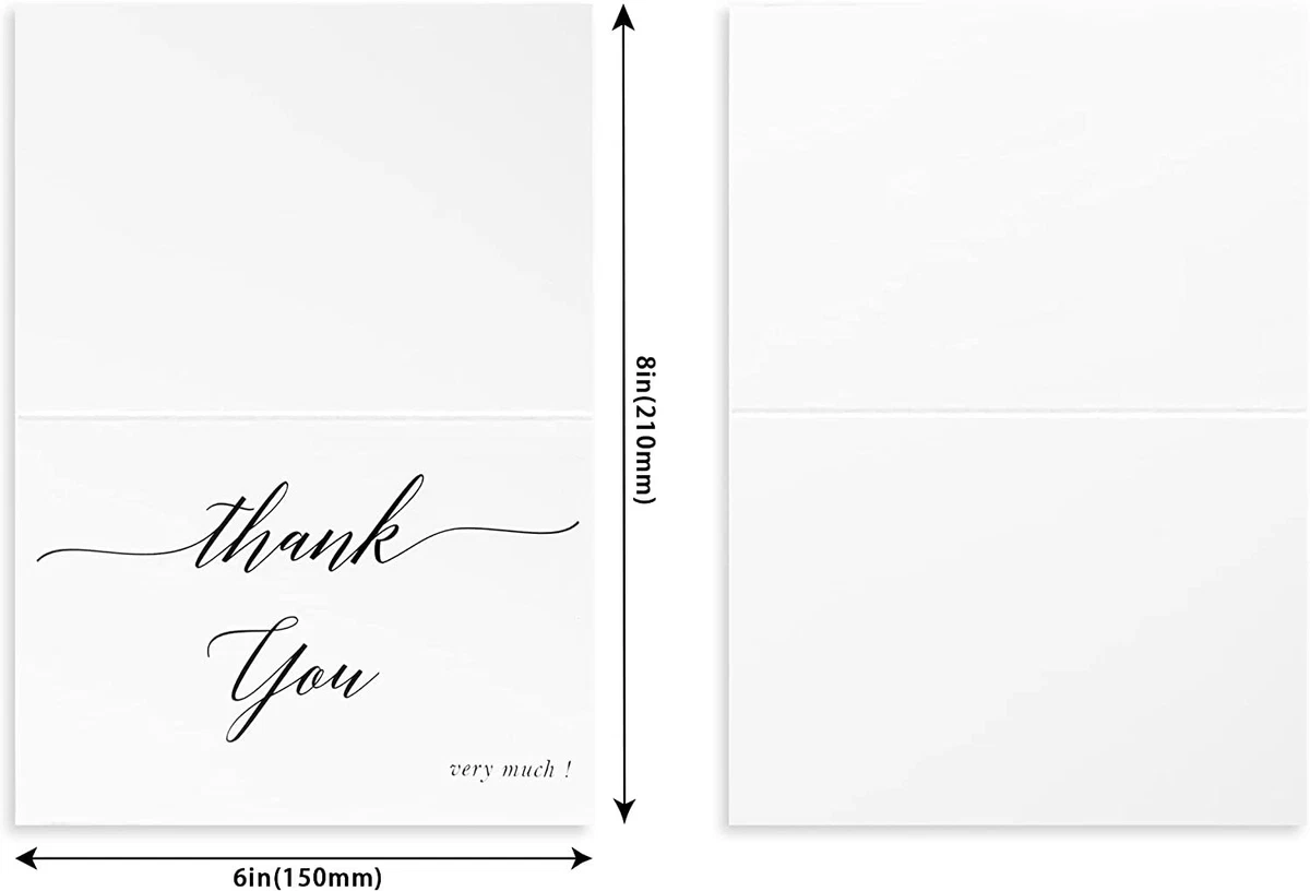 Cursive Thank You Card