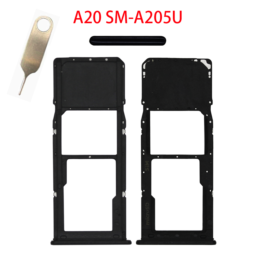 Original SIM SD Card Tray Holder Slot For Samsung Galaxy A20 /A21 /A23 ...