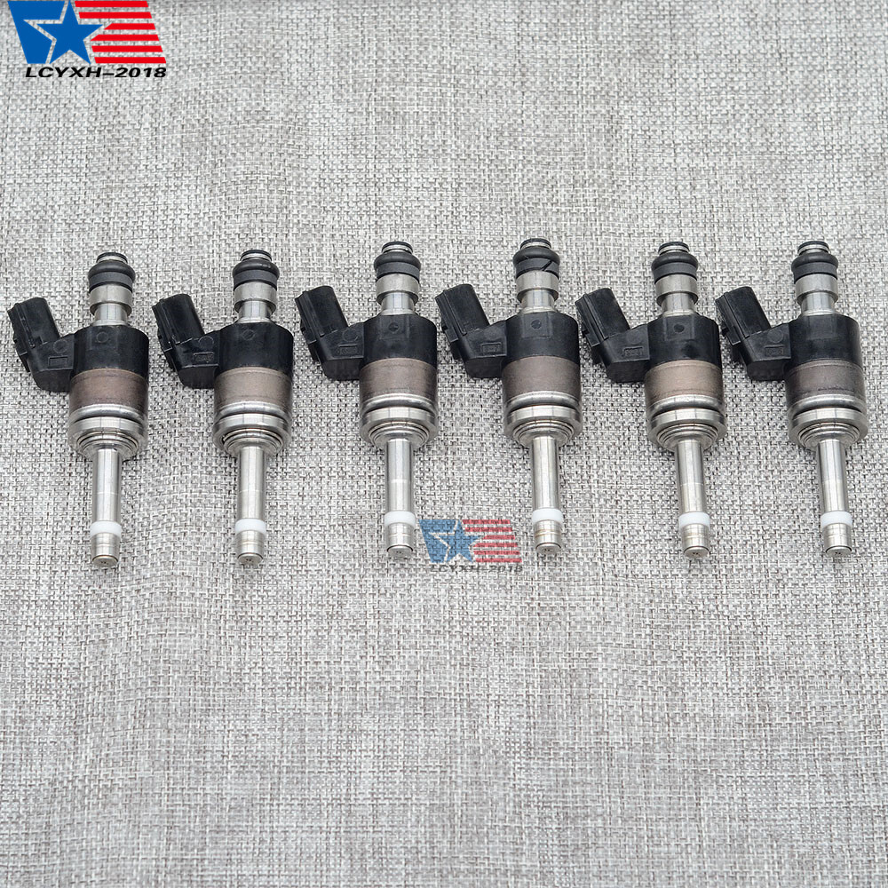 Set of 6 Fuel Injectors For Odyssey Pilot Ridgeline 3.5L V6 16010-RLV ...