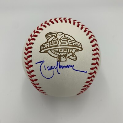 RANDY JOHNSON SIGNED 2001 OFFICIAL RAWLINGS WORLD SERIES BASEBALL MLB ...