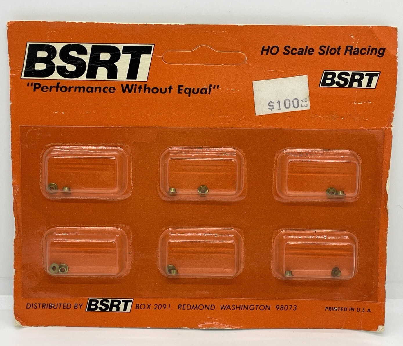 BSRT .063” BRASS BUSHINGS # 363 SLOT CAR PARTS MINT NEW SEALED FULL ...