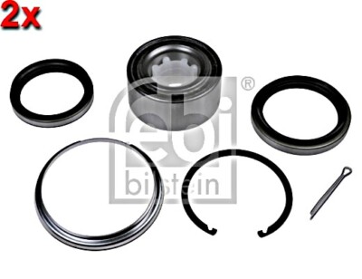 FEBI 2x Wheel Bearing Kit Front Left Right For TOYOTA Corolla 87-99 ...