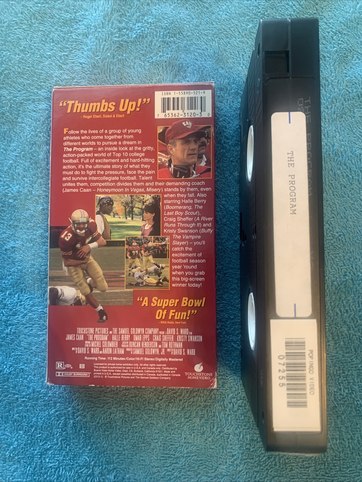 The Program VHS James Caan Autographed By Andrew Bryniarski #99 ...