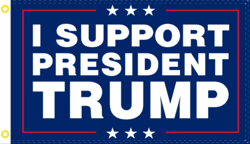 3X5 I SUPPORT PRESIDENT TRUMP 2024 FLAG BANNER GROMMETS | eBay