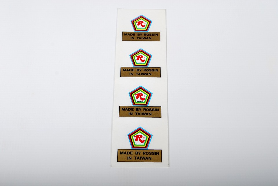 Vintage Rossin Bicycle Decals Road Bike Genuine Stickers For Rossin ...