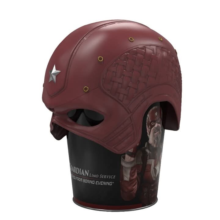 Marvel THUNDERBOLTS Red Guardian Helmet Popcorn Bucket *2025 Cinema ...