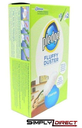 Pledge Fluffy Dusters Starter Kit OR Pledge Fluffy Duster Refills Pack ...