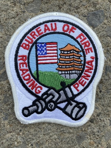 Sought After-Reading Pennsylvania Fire-Fire Department Patch | eBay