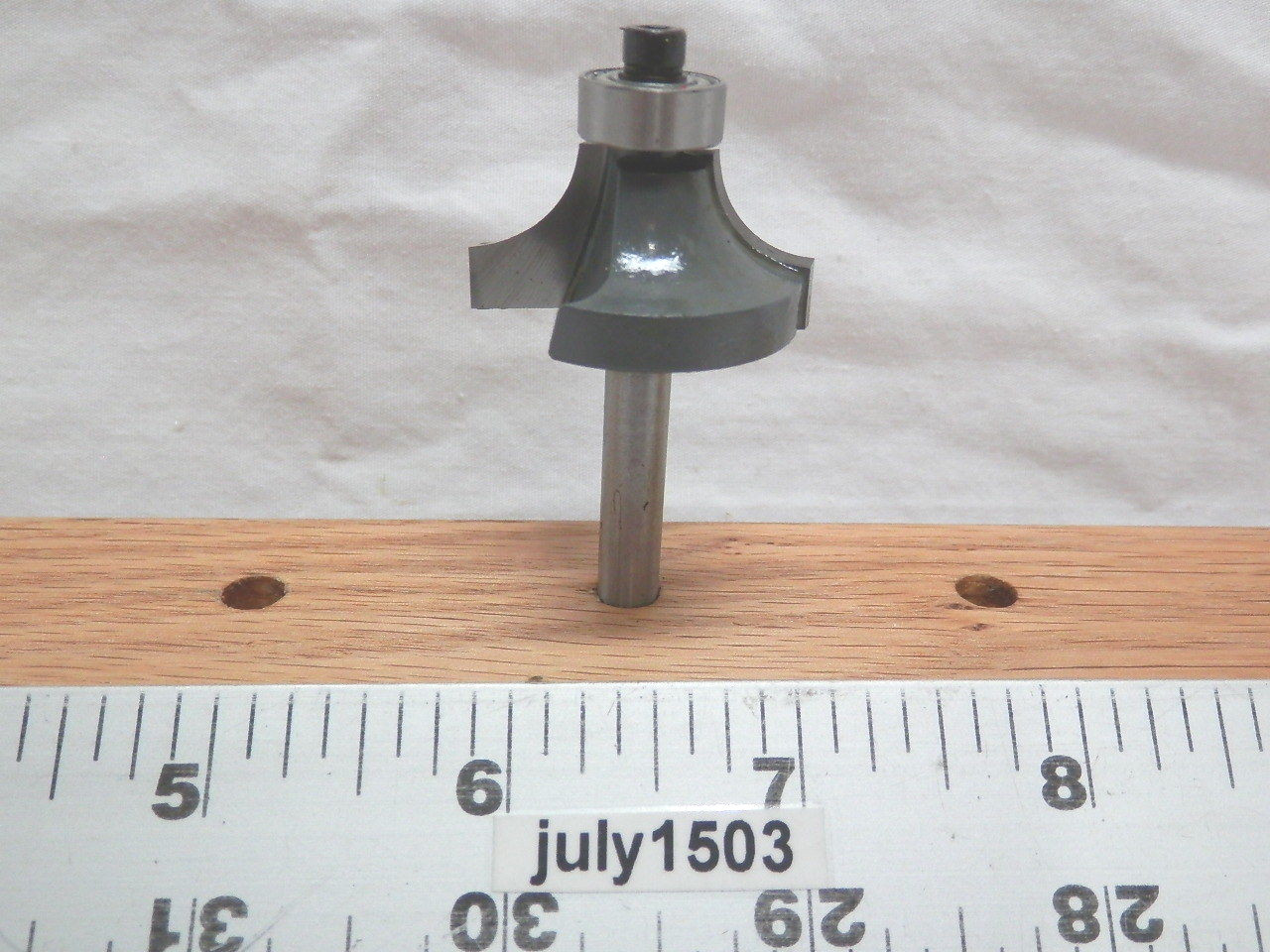 (1) NEW MLCS 3/8" R Roundover Carbide Tipped Router Bit 1/4" Shank ...