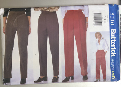 Ladies Dress Slack Pattern 5210 Uncut Factory Folded Size 12, 14, 16 | eBay