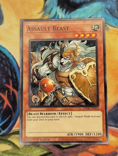 Assault Beast SDCK-EN018 Structure Deck: the Crimson King 1st Edition ...