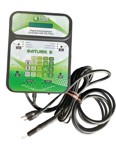 Titan Controls Saturn 5 Digital Environmental Controller With CO2 Timer ...