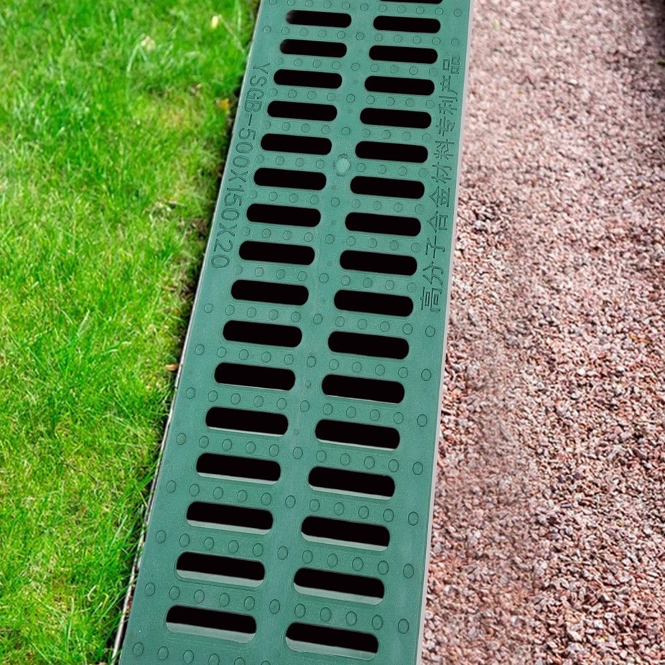 Outdoor Drain Grate Channel Drains Catch Basin for Drainage Cover | eBay UK