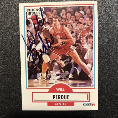 Will Perdue Autographed Card | eBay