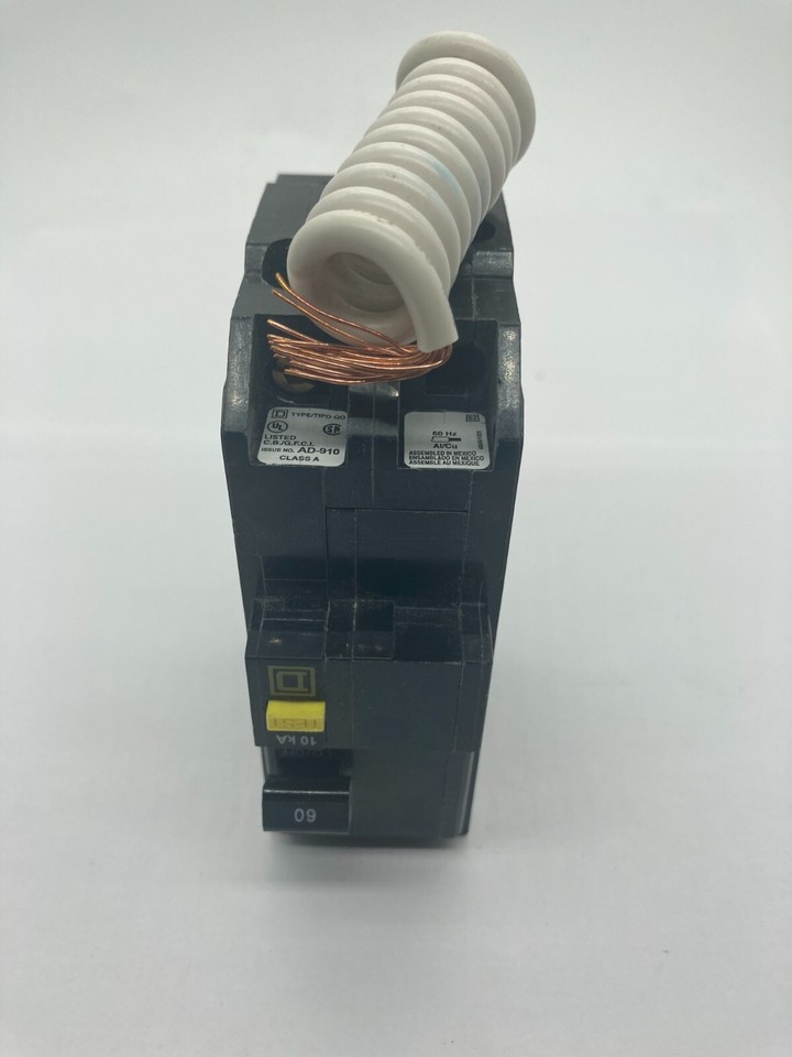 Square D QO260GFICP 2Pole 60 Amp 120 240V QO Plug In GFCI GFI Breaker ...