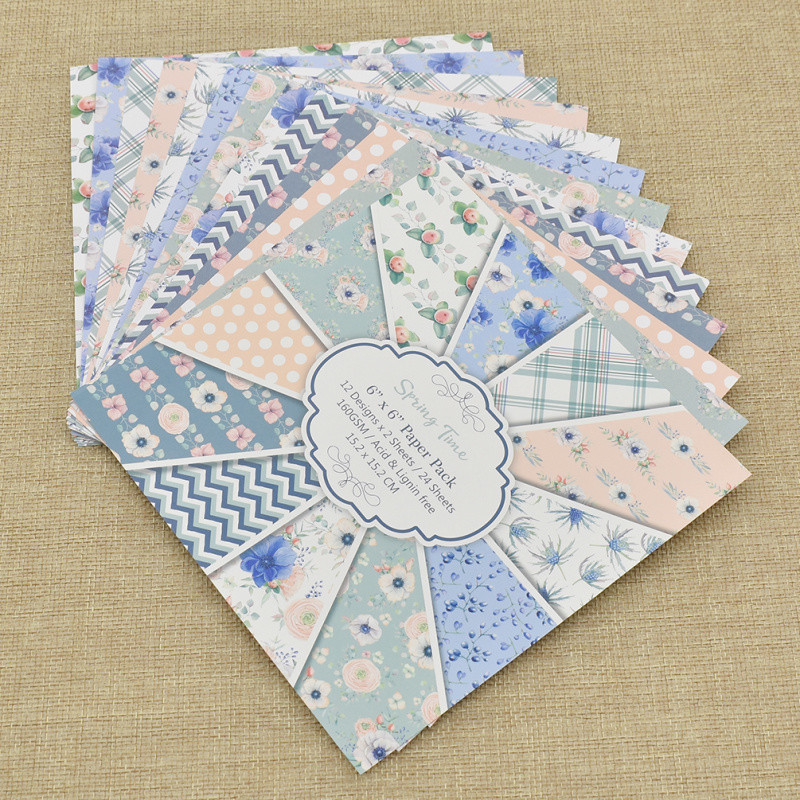 Paper Pad Card Different Patterns Making Background Scrapbook Crafts 1 ...