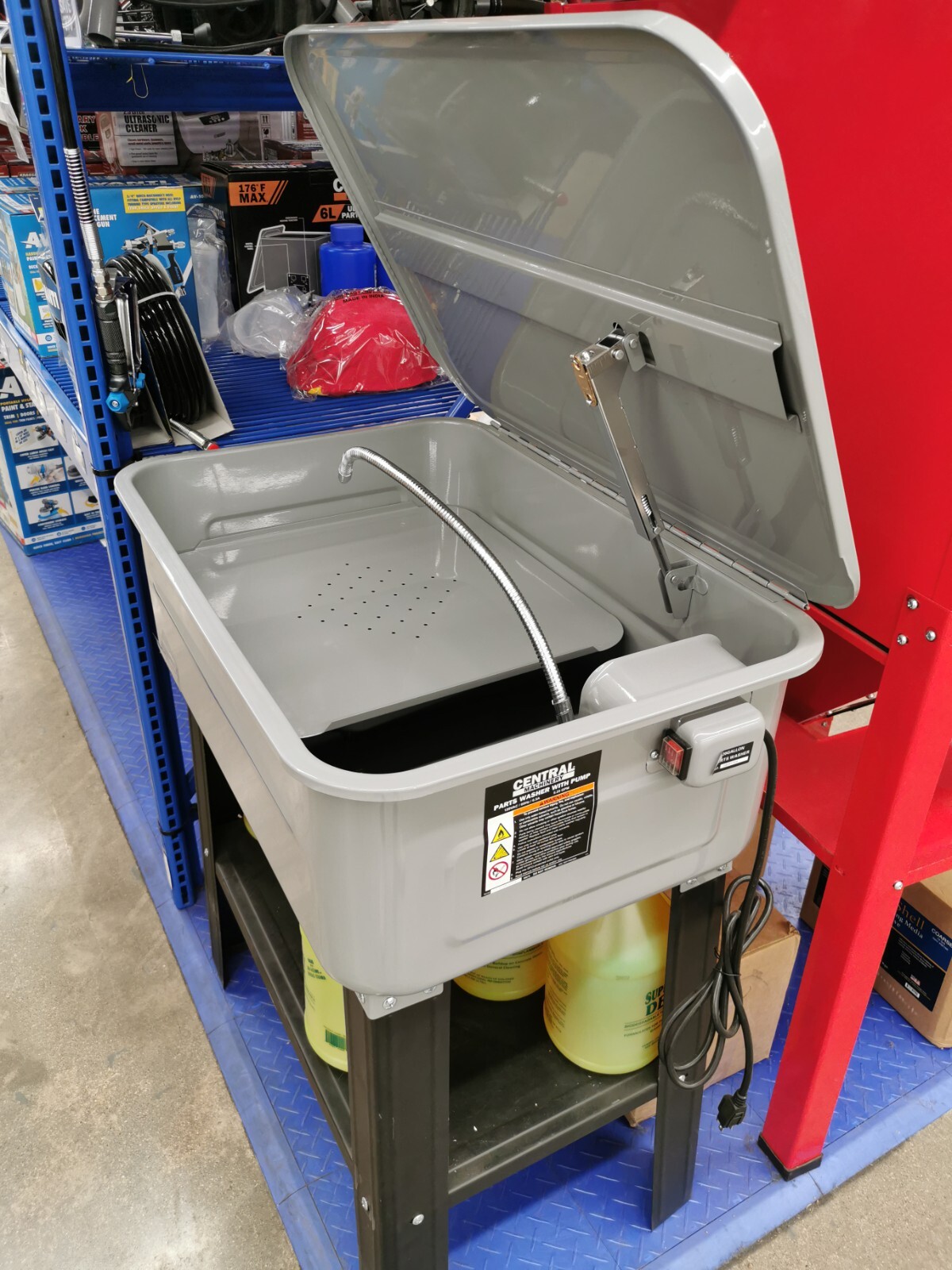 20 Gallon Electric Solvent Pump Automotive Parts Washer Cleaner High ...