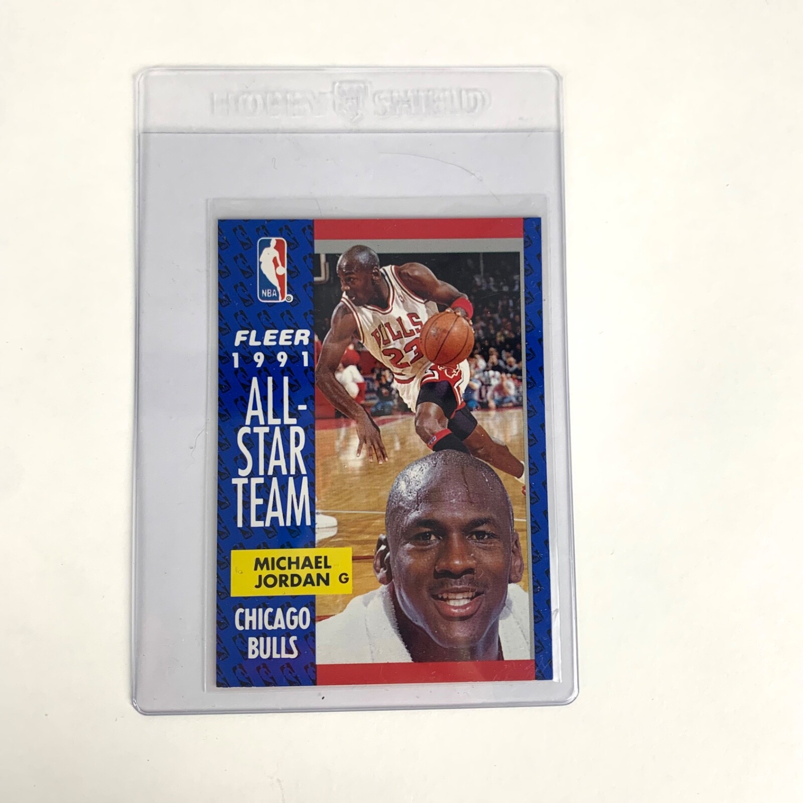 Michael Jordan #211 NBA Basketball Card Fleer 1991 All Star Team ...