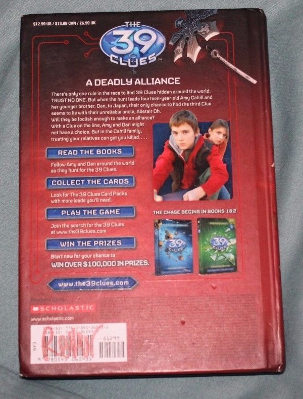 The 39 Clues: The Sword Thief 3 by Peter Lerangis (2009, Hardcover ...
