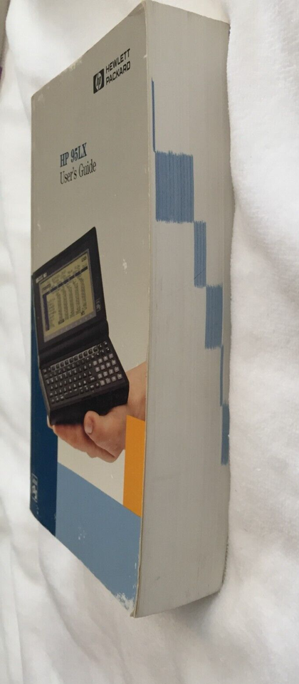 VINTAGE Hewlett-Packard HP 95LX PALMTOP COMPUTER WITH MANUALS | eBay