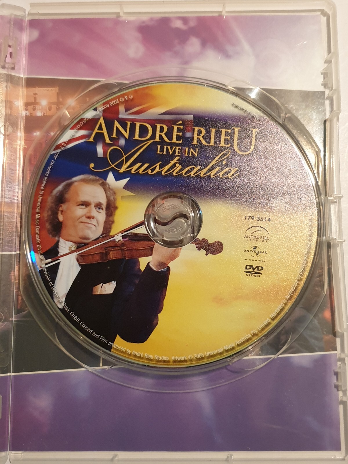 Andre Rieu DVD Live In Australia Johann Strauss Orchestra 16:9 PAL ...
