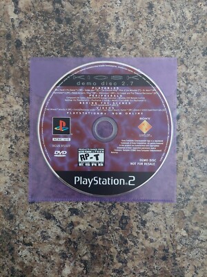 Sony PlayStation 2, PS2, Kiosk 2001 Demo Disc 2.7 Disc (214) Not For ...