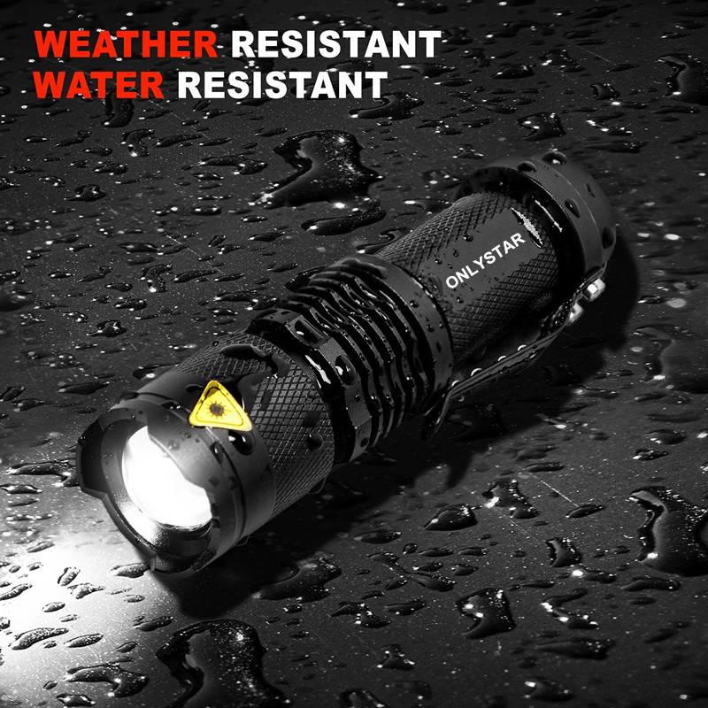 6Pack Mini CREE Mini Tactical Flashlight Focus Adjustable - Choose ...