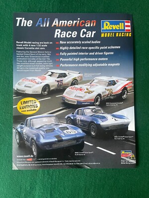 ALL AMERICAN RACE CAR REVELL MODEL RACING CORVETTE 2004 ADVERT A4 FILE ...