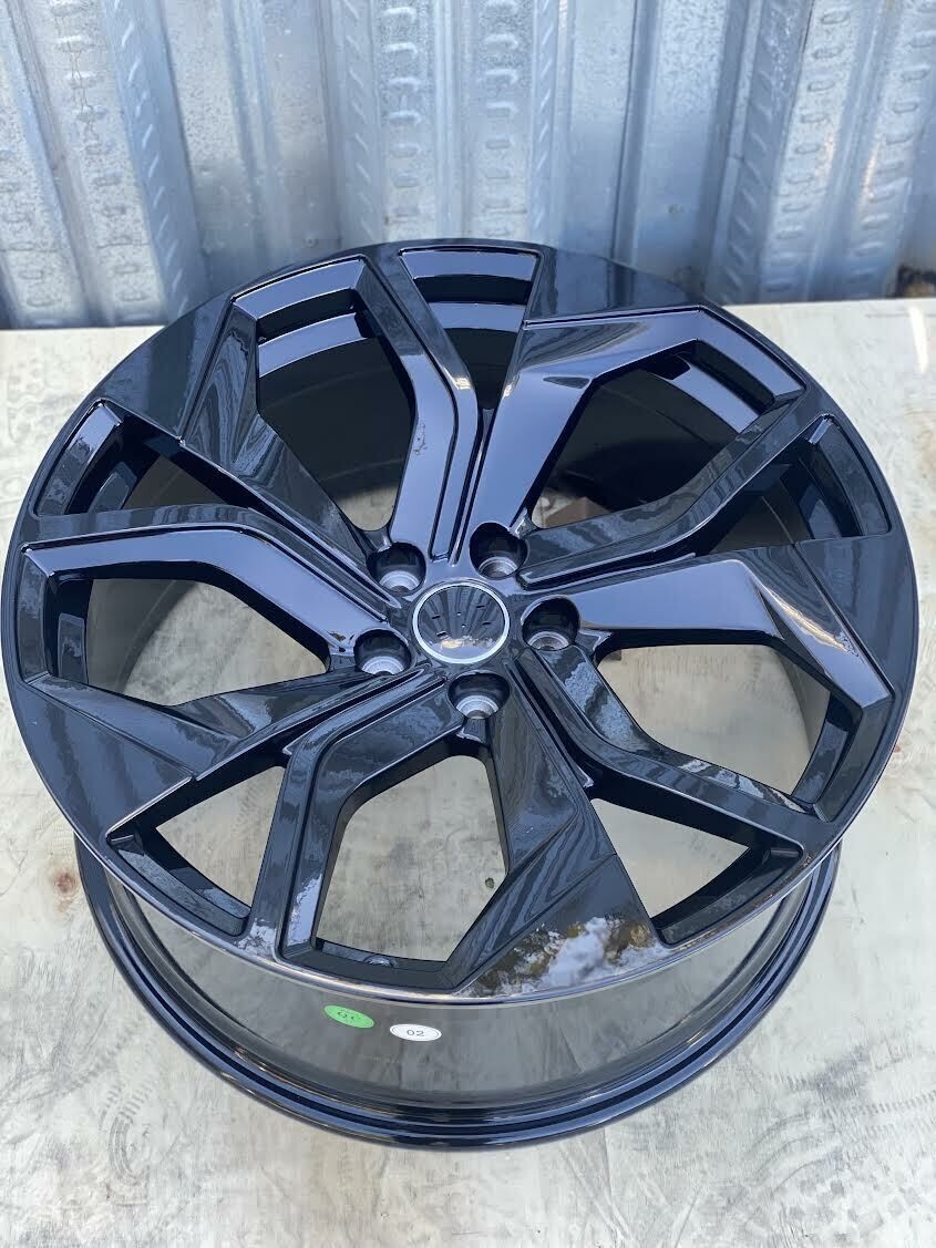 20x9 Black Wheels For Audi A8 A6 A5 A4 Q5 Q7 Tiguan Rims Set Four 20 ...