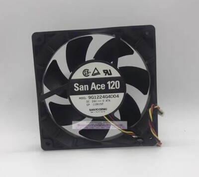 San Ace 120 9G1224G4D04 24V 0.47A 12025 12CM 3-Wire Speed Fan | eBay