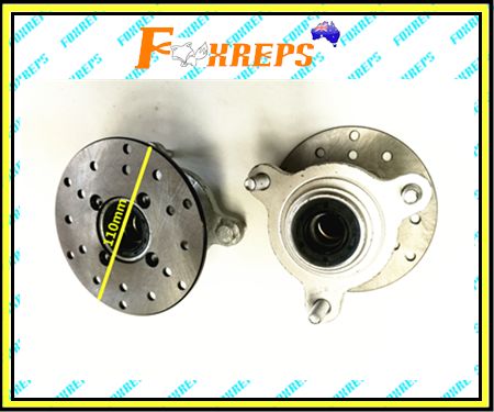 3 stud PCD 78mm 17MM Front Wheel Hub Disc Fit 110cc 125cc ATV buggy ...