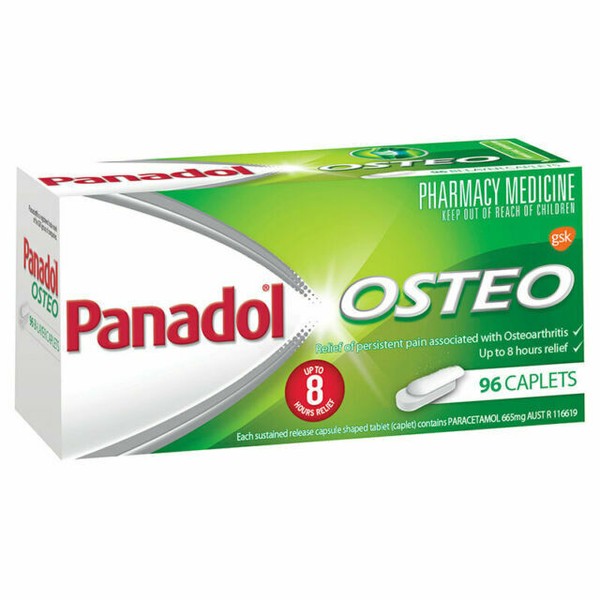 Panadol Osteo 665mg Paracetamol Caplets - 96 Count for sale online | eBay