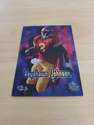 1996 Classic NFL Rookies ROY Interactive PROMO Keyshawn Johnson USC ...
