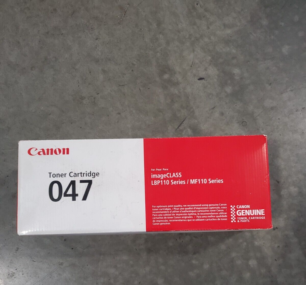 NEW Canon 047 Black Toner Cartridge For imageCLASS LBP110/MF110 #69 ...